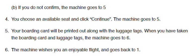 Solved A check-in machine is installed at an airport. A | Chegg.com