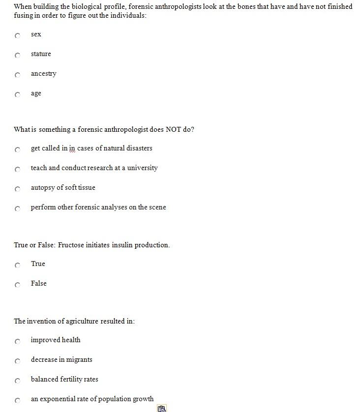 Solved When building the biological profile, forensic | Chegg.com