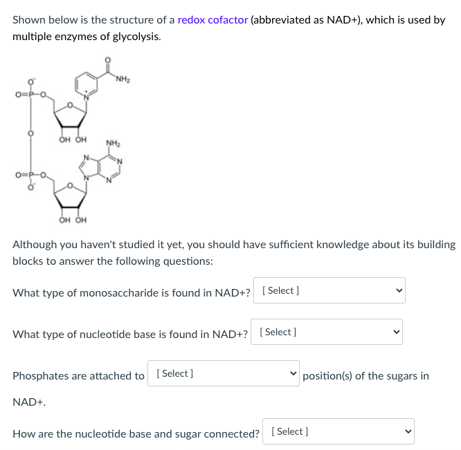 Solved Shown below is the structure of a redox cofactor | Chegg.com