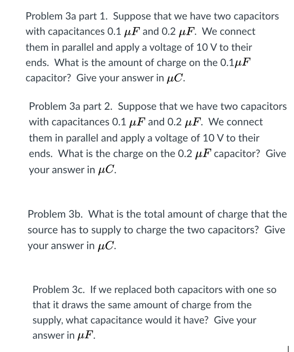 Solved Problem 3a part 1. Suppose that we have two | Chegg.com