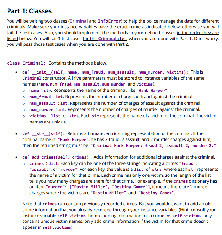 Solved I provided the restrictions and directions for the | Chegg.com
