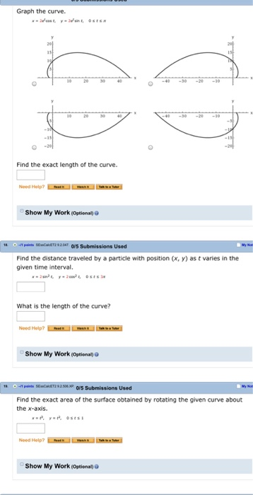Graph the curve. Find the exact length of the curve. | Chegg.com
