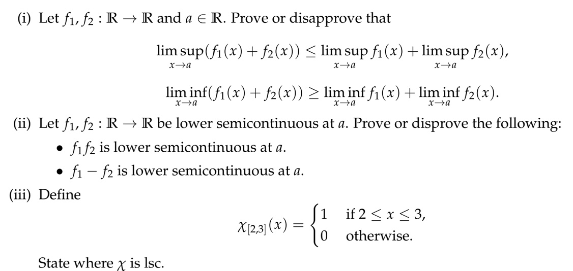 From Book: K.A. Ross: Elementary Analysis: The Theory | Chegg.com ...