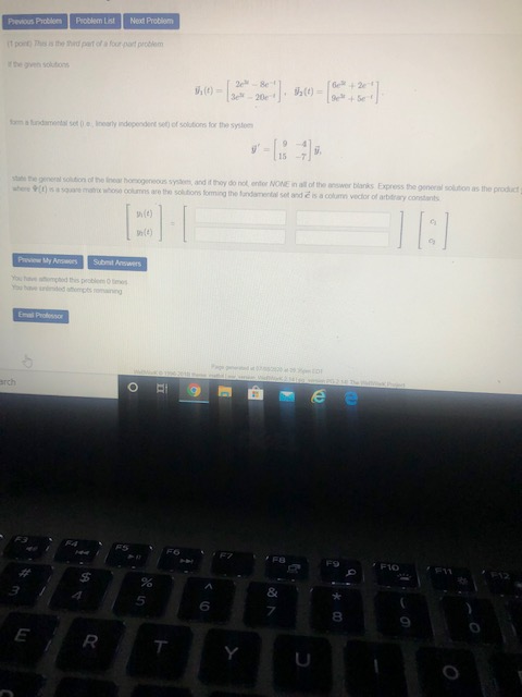 Solved Previous Problem Problem List Nerd Problem it port | Chegg.com