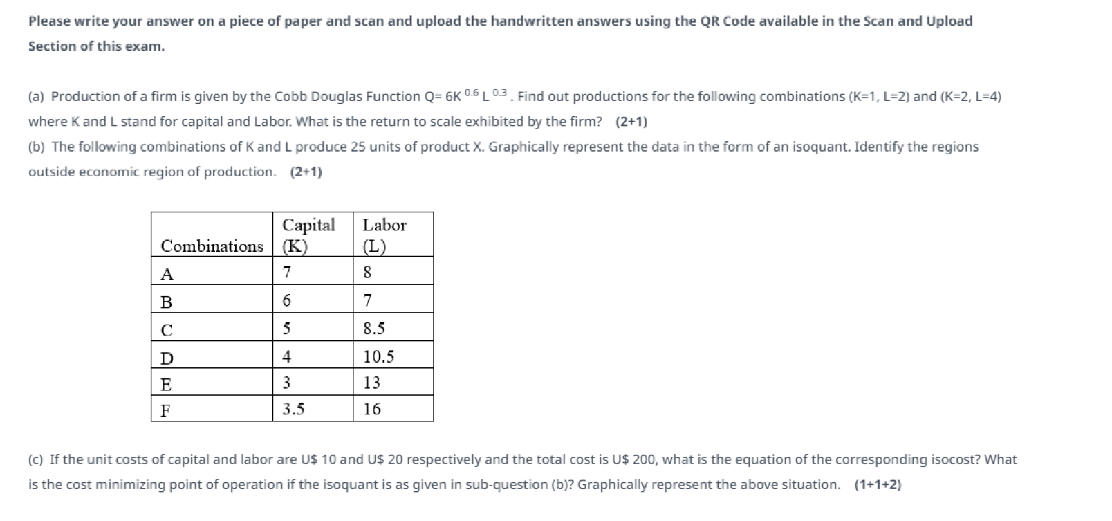 Please write your answer on a piece of paper and scan | Chegg.com