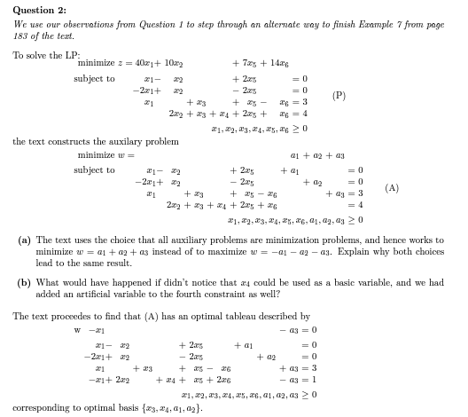 2 = 0 =0 + 203 2 = 3 a = 4 = 0 +42 Question 2: We use | Chegg.com