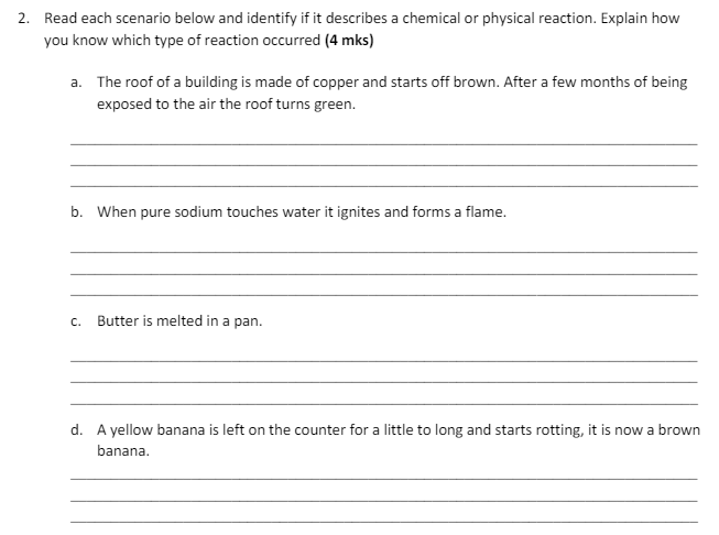 Solved Read each scenario below and identify if it describes | Chegg.com