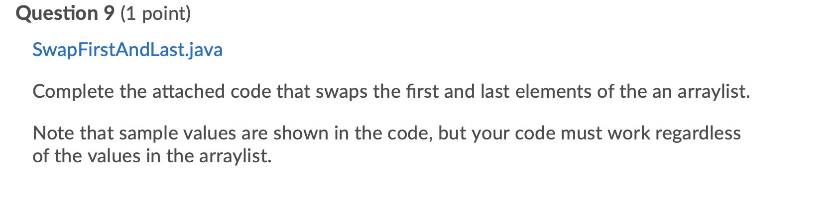 Solved import java.util.ArrayList; public class | Chegg.com