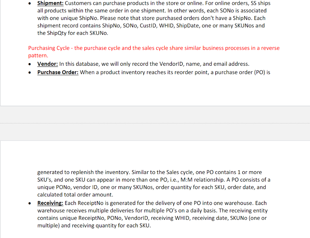 Solved system in an ER diagram. Super Sports (SS) is a | Chegg.com