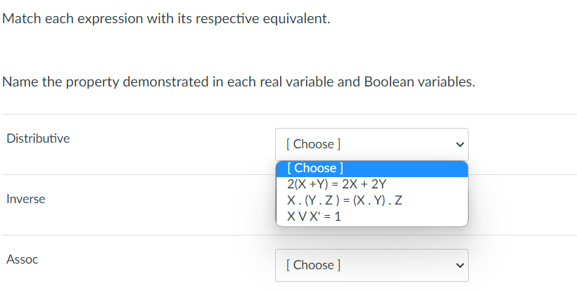 Solved Match each expression with its equivalent.Match each | Chegg.com