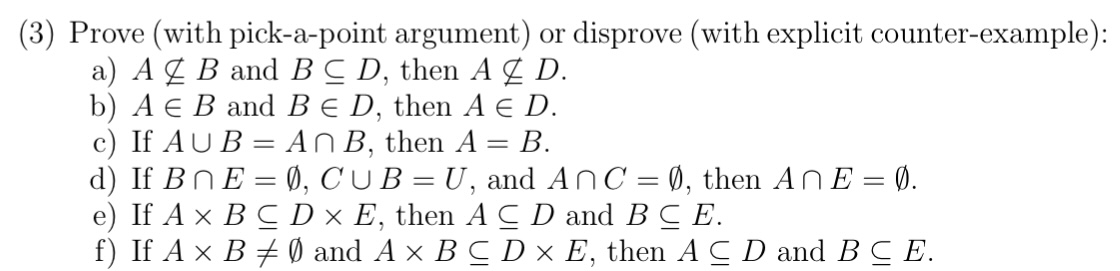 Solved I have the answers but I want to see the proofs. a is | Chegg.com