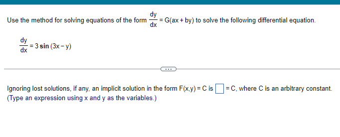 Solved Use the method for solving equations of the form | Chegg.com