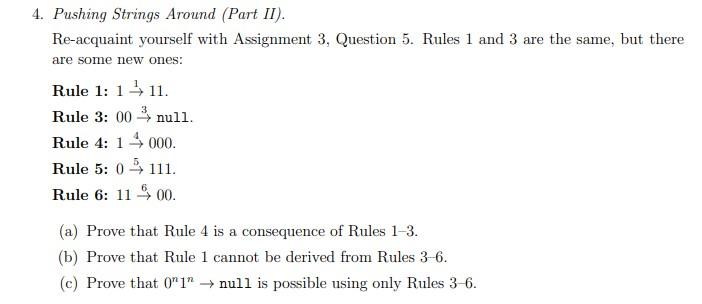Solved 4. Pushing Strings Around (Part II). Re-acquaint | Chegg.com