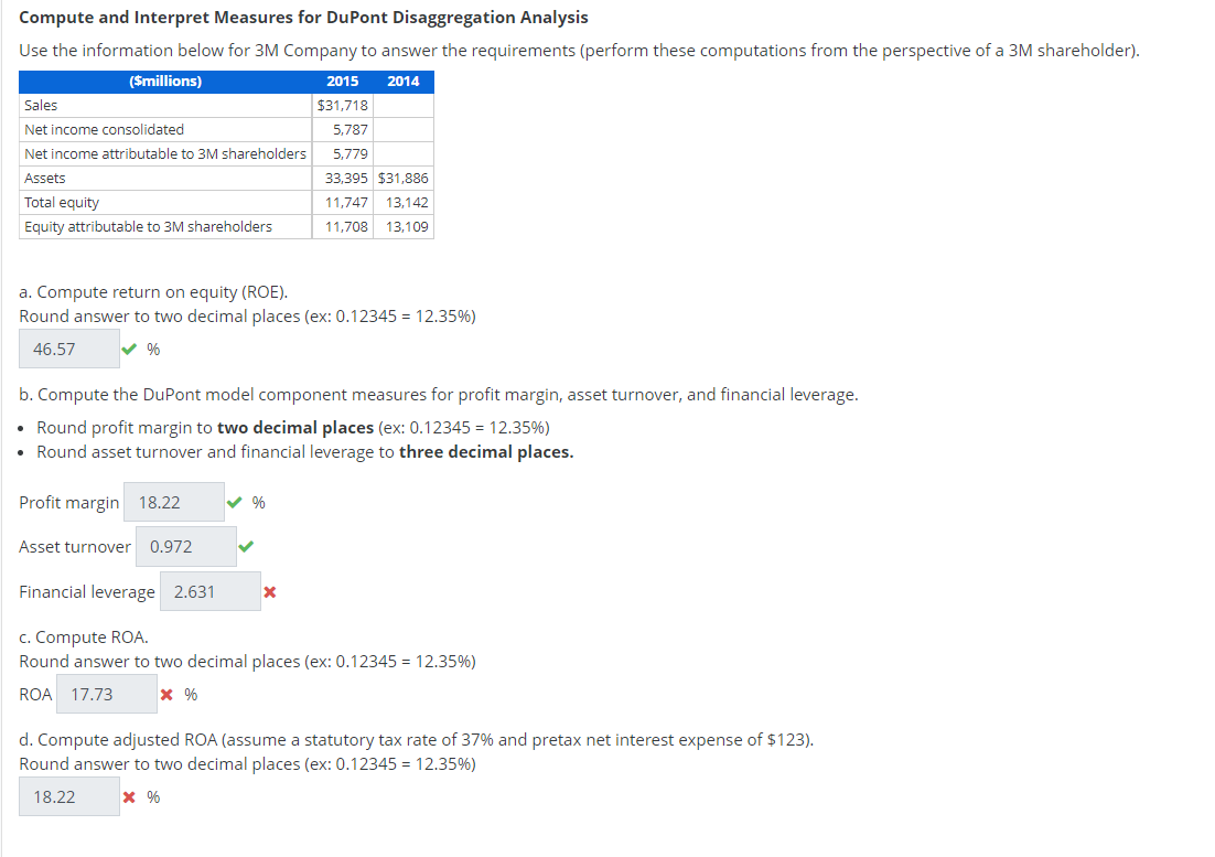 Solved Compute and Interpret Measures for DuPont | Chegg.com