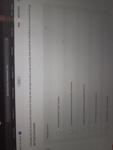 Solved newconnect. meducation.com G A mazon High... Melati, | Chegg.com