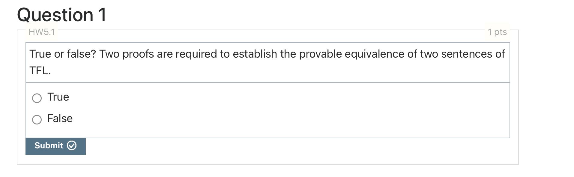 Solved True or false? Two proofs are required to establish | Chegg.com