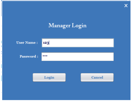Solved х Manager Login User Name : 123 Password: Login | Chegg.com