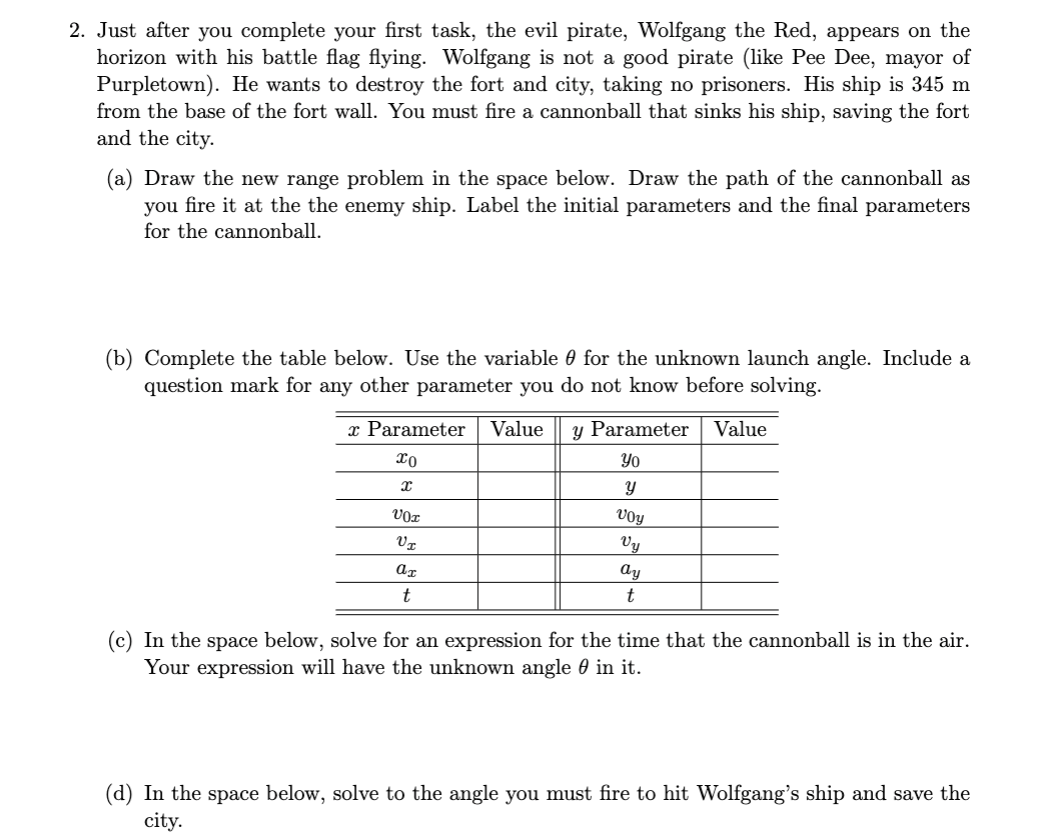 Solved 2. Just after you complete your first task, the evil | Chegg.com