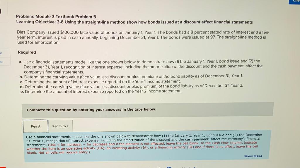 Solved Problem: Module 3 Textbook Problem 5 Learning | Chegg.com