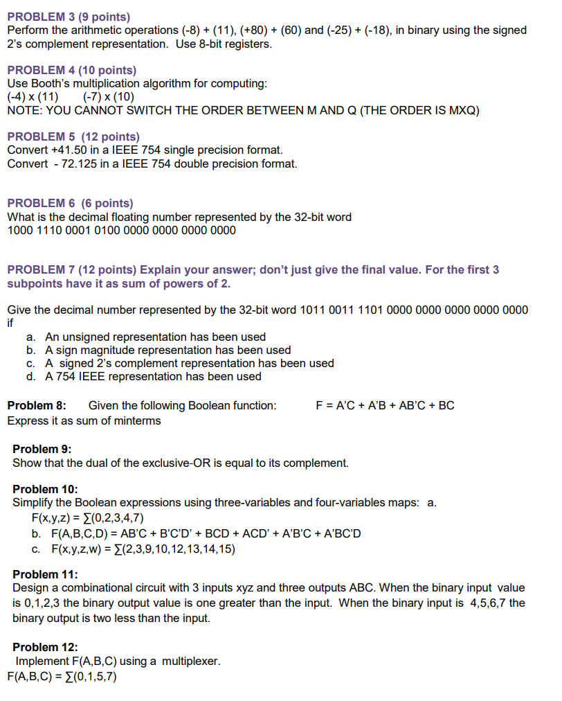 Solved PART 1 PROBLEM 1 (give a brief explanation) 15 points | Chegg.com