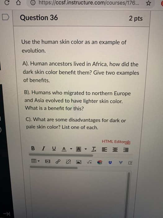 Solved 公 ⓘhttps://ccsf.instructure.com/courses/176.. ☆ D | Chegg.com