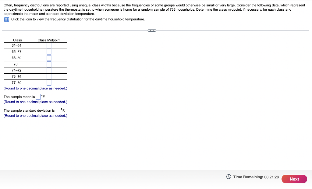 approximate the mean and standard deviation | Chegg.com