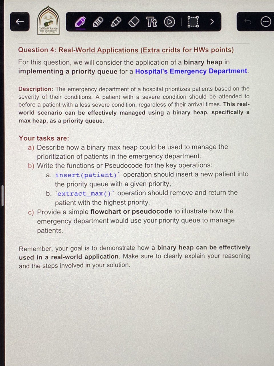 Solved Question 4: Real-World Applications (Extra cridts for | Chegg.com