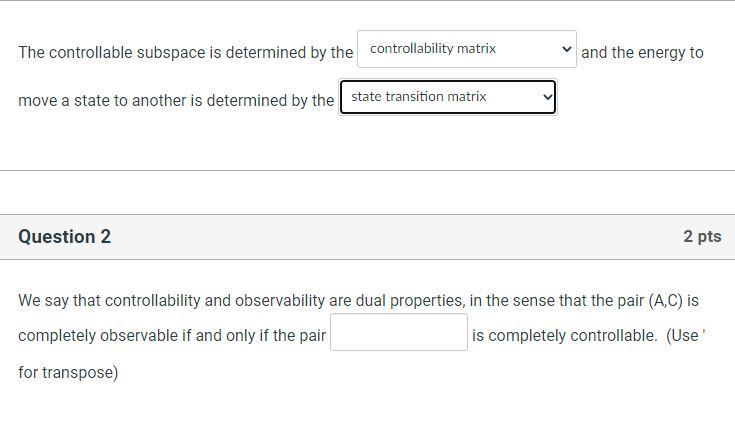 Solved Only do first question. Options for both blanks are | Chegg.com