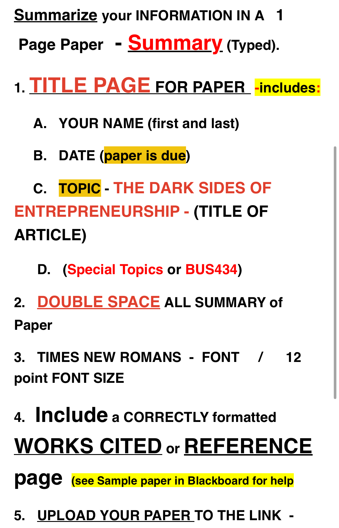 Solved Include a CORRECTLY formattedWORKS CITED or | Chegg.com