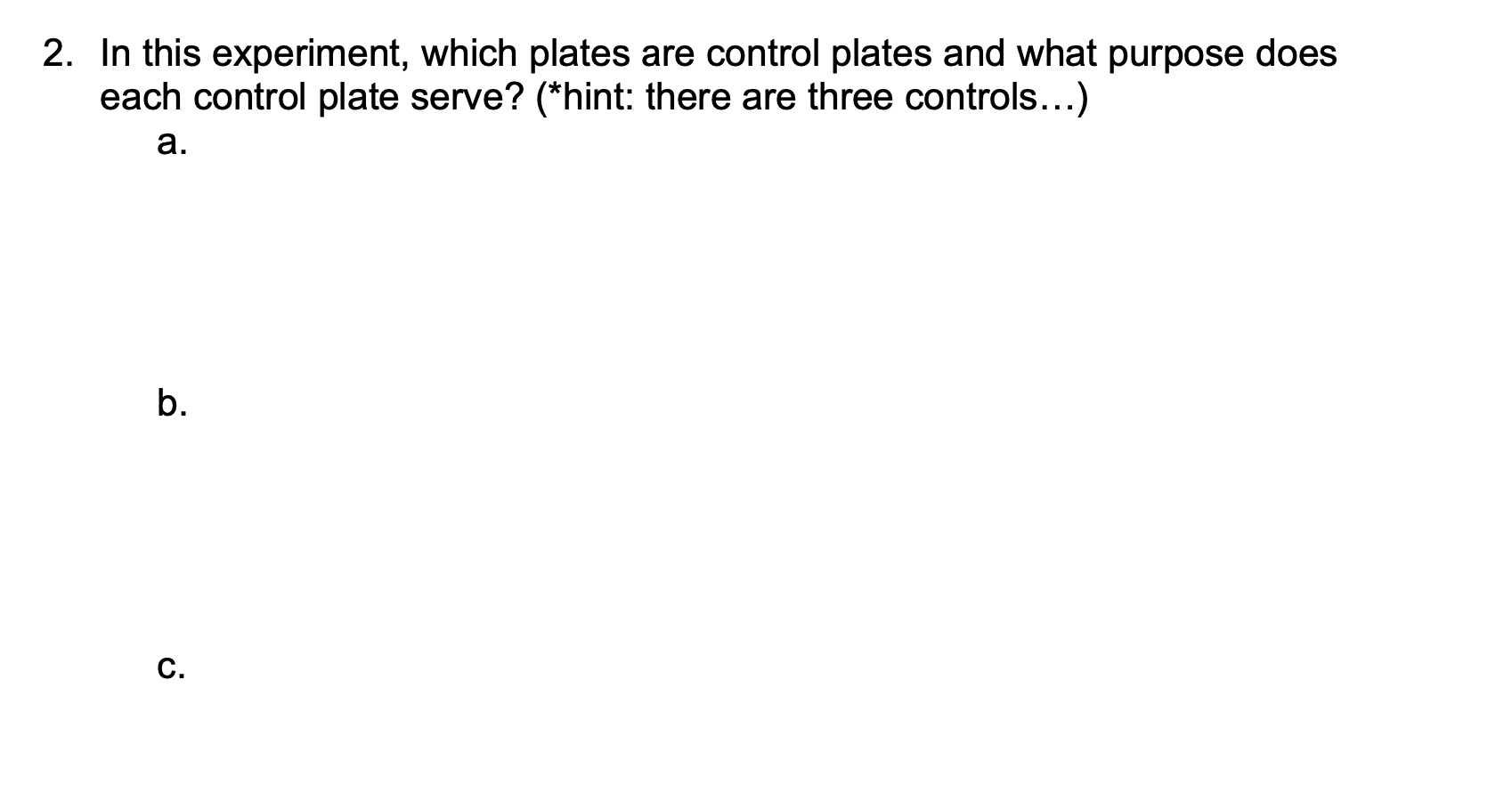 Solved Lab 15: Transformation GFP Results: Table 1. | Chegg.com