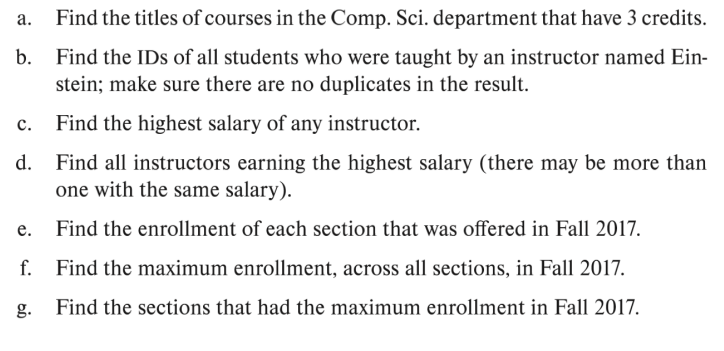 Solved student ID takes ID Course_id sec_id semester year | Chegg.com