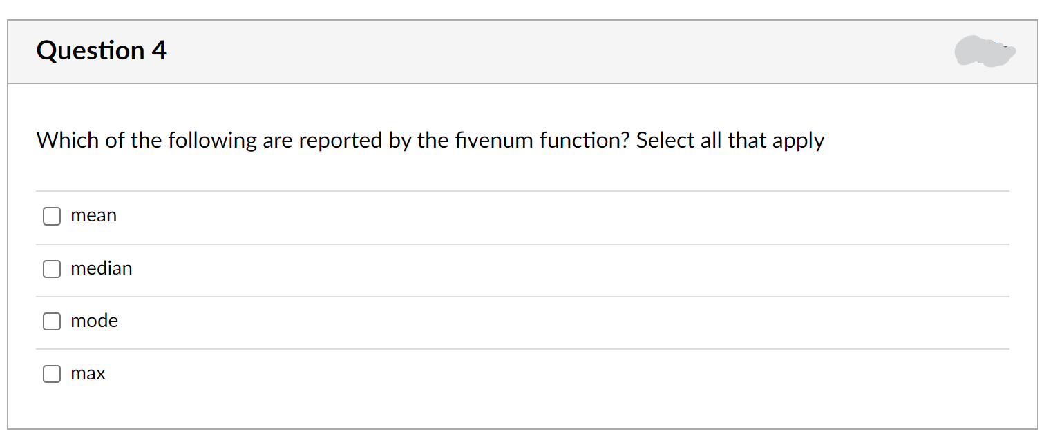 Solved Question 4 Which of the following are reported by the | Chegg.com