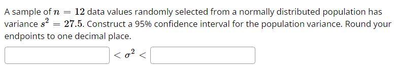 Solved A sample of n=12 data values randomly selected from a | Chegg.com