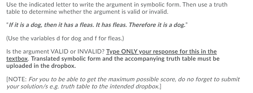 Solved Use the indicated letter to write the argument in | Chegg.com