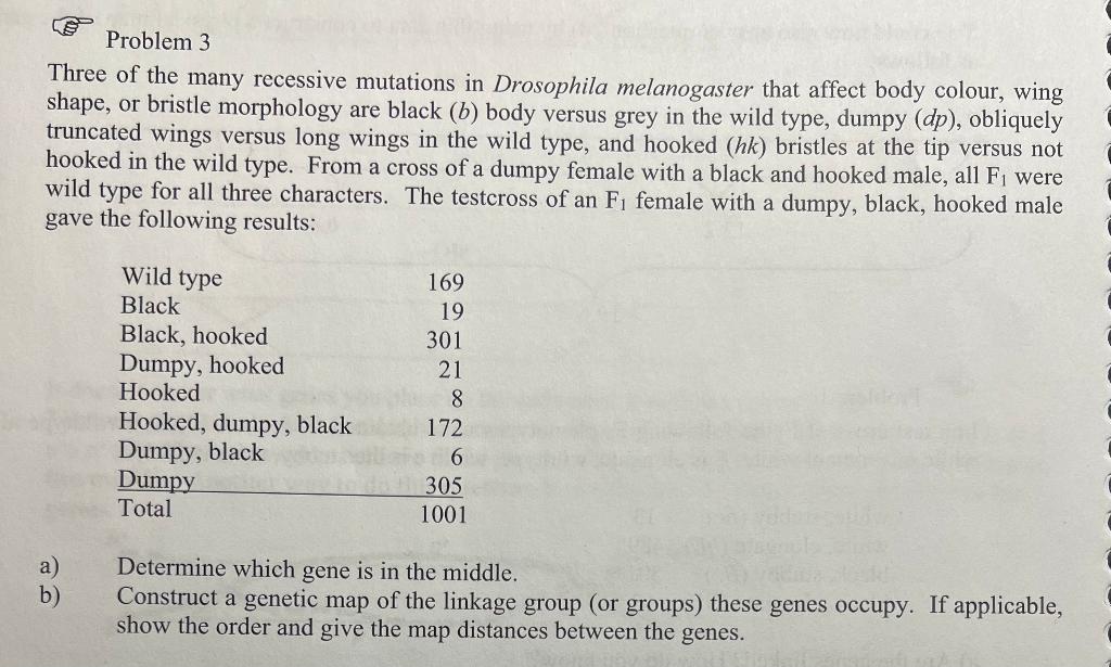 [solved] Problem 3 Three Of The Many Recessive Mutations