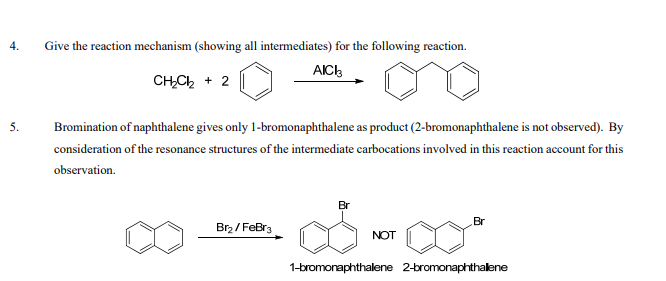 Solved 4. Give the reaction mechanism (showing all | Chegg.com