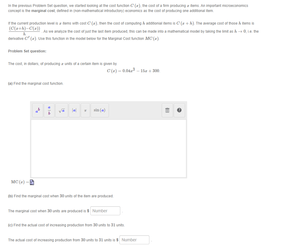 Solved In the previous Problem Set question, we started | Chegg.com