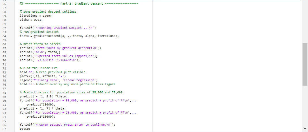 Solved and you have data for profits and populations from | Chegg.com