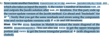 Solved b) Now create another function, function x - my | Chegg.com