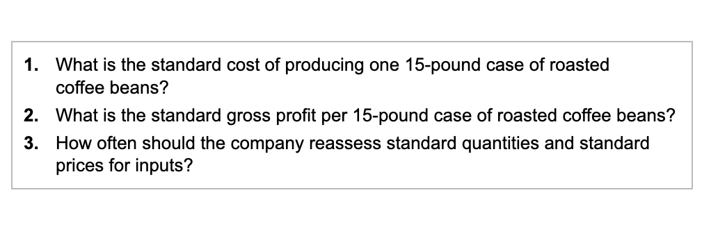 Solved Artisan Coffee purchases green coffee beans from | Chegg.com
