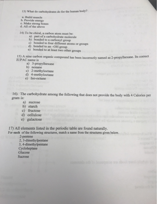 Solved CH3 3) What is the name of CH3-C-CH2-CH3? CH3 A) | Chegg.com