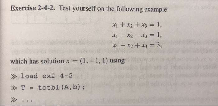 Solved Exercise 2-4-2. Test yourself on the following | Chegg.com