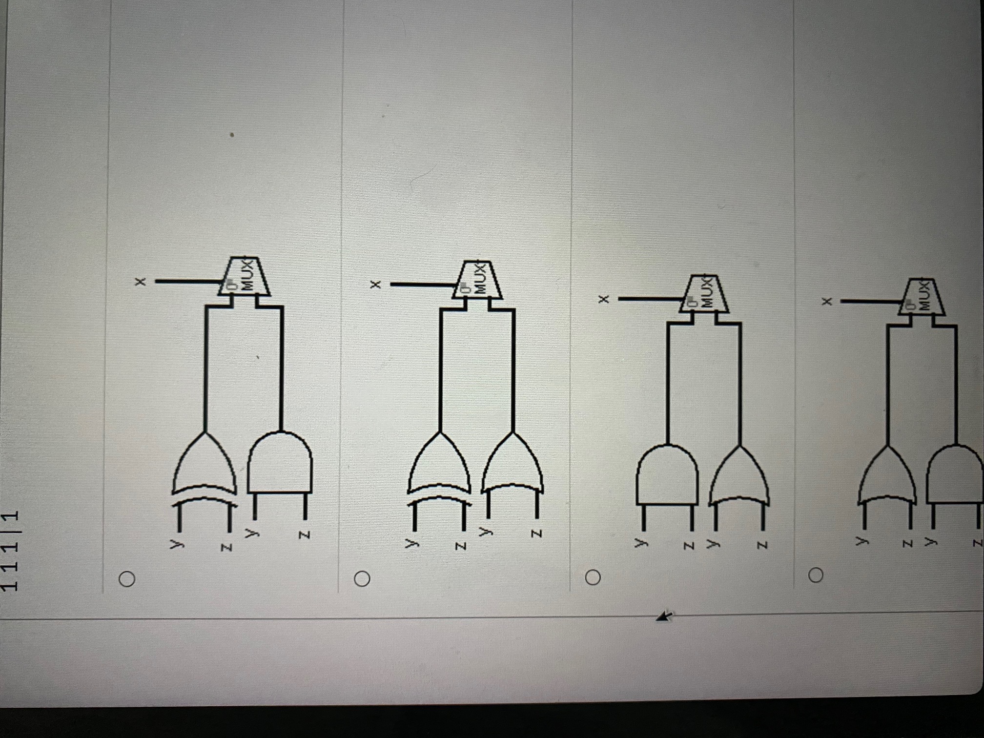 Solved 1111 3D У MUX х 그) y MUXI N у D Z у B 꿈 MUX Z X