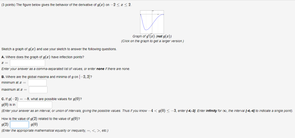 Solved (3 points) The figure below gives the behavior of the | Chegg.com