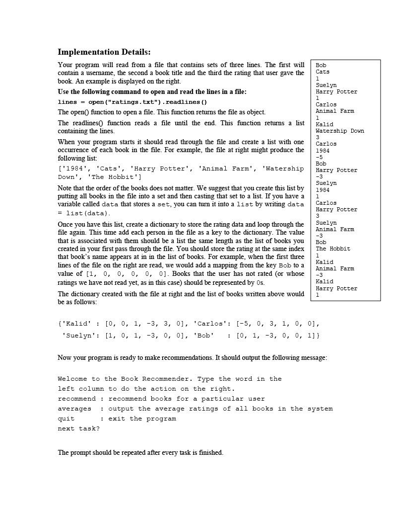 Solved Program Description: This program focuses on using | Chegg.com