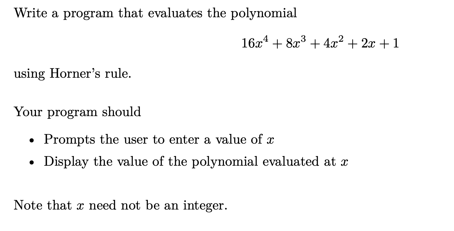 Solved 1. (3 marks) Write a program that asks the user to | Chegg.com