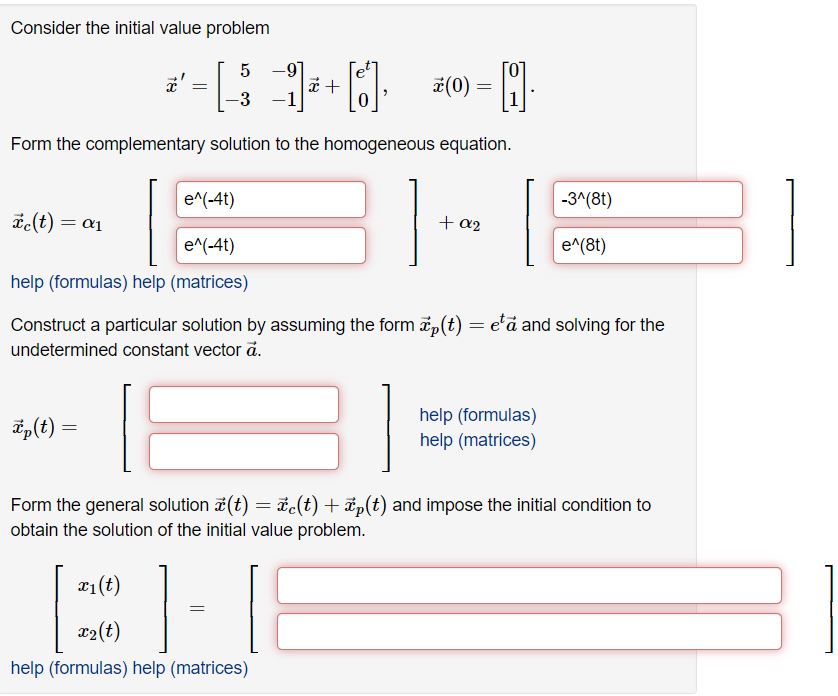 Solved Consider the initial value problem \\[ | Chegg.com