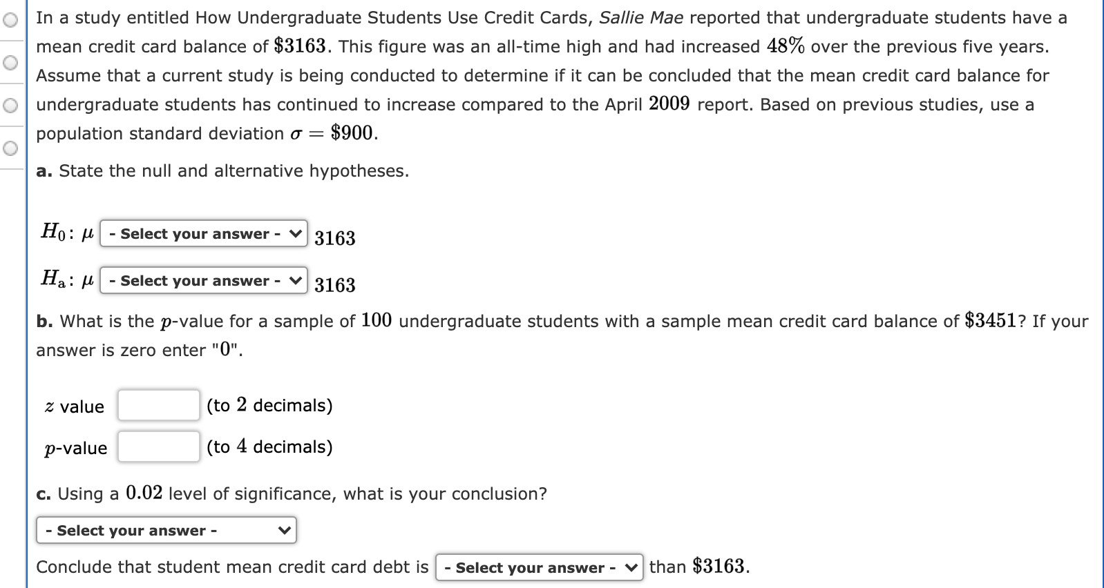 Solved In a study entitled How Undergraduate Students Use | Chegg.com