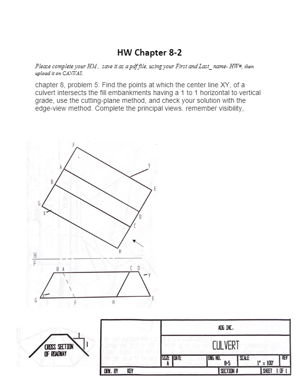 Solved This is for my Descriptive Geometry/Engineering | Chegg.com