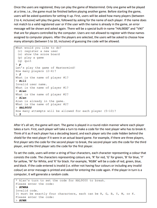 Solved As a text-based application software, WOM will use a | Chegg.com